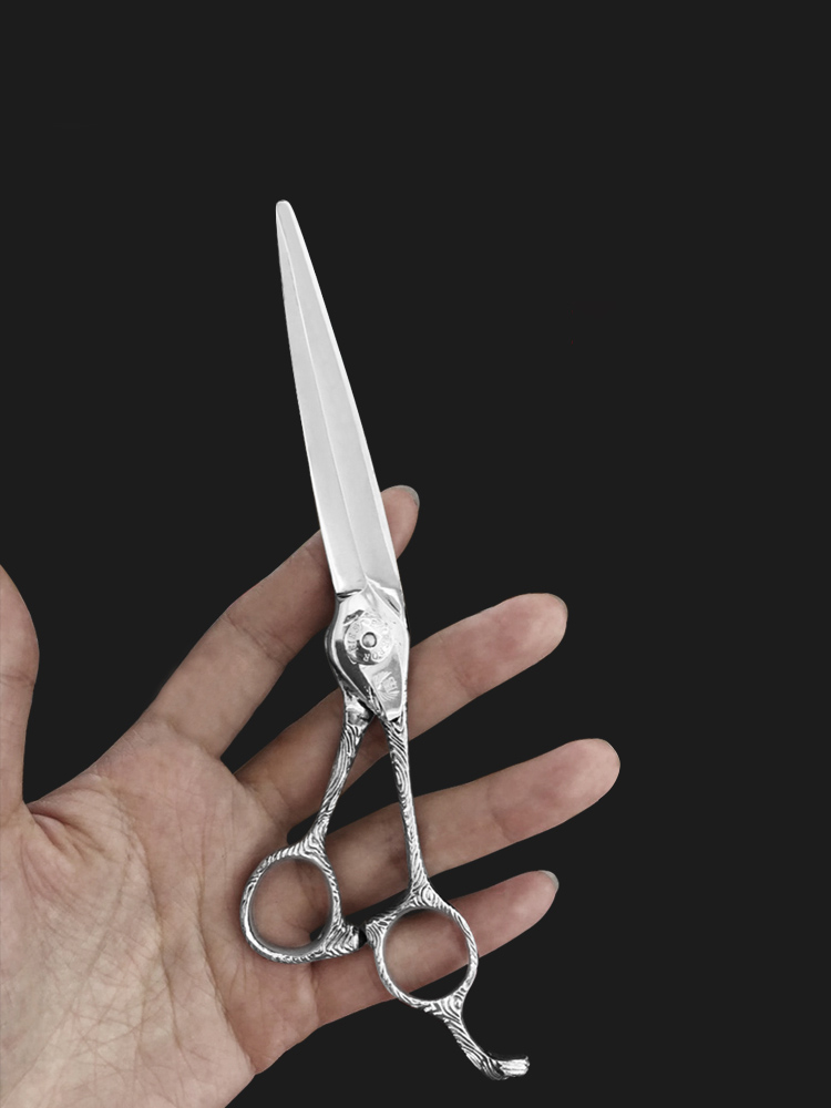 Naruto scissors wood grain handle hair scissors barber scissors