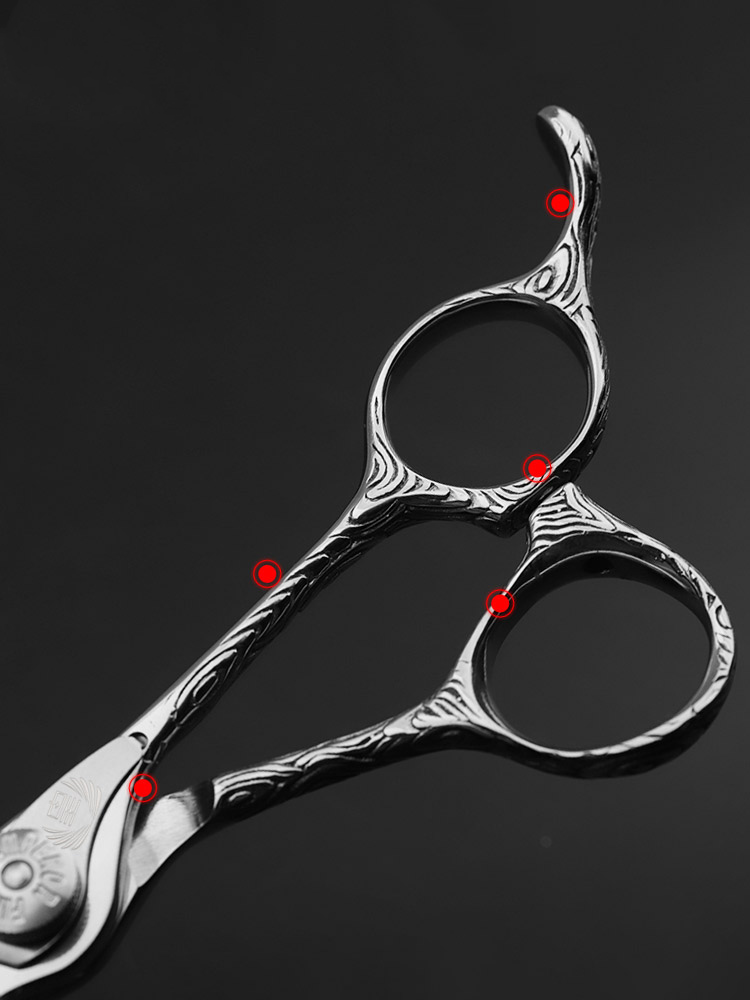 Naruto scissors wood grain handle hair scissors barber scissors