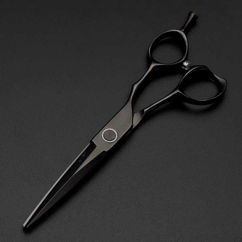 Black Mizutani scissors Japanese 440C steel hair cutting scissors